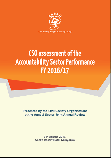 CSO Assessment Of The Accountability Sector Performance FY 2016/17 ...