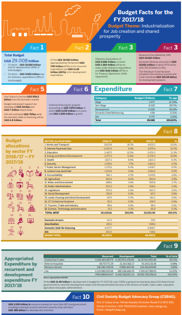 National Budget Facts For The FY 2017/18 : csbag.org